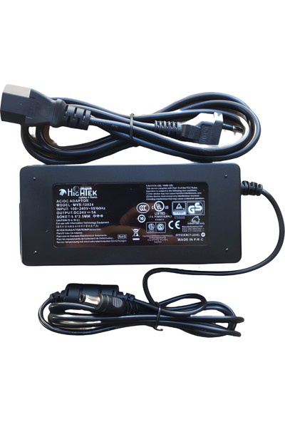 Aly 24V 5A Adaptör 5.5/2.5 Laptop Tip