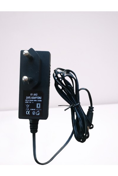 Aly 6V 1A Şarj Adaptörü -Işıklı- Aly 6V 1A Şarj Adaptörü -Işıklı-