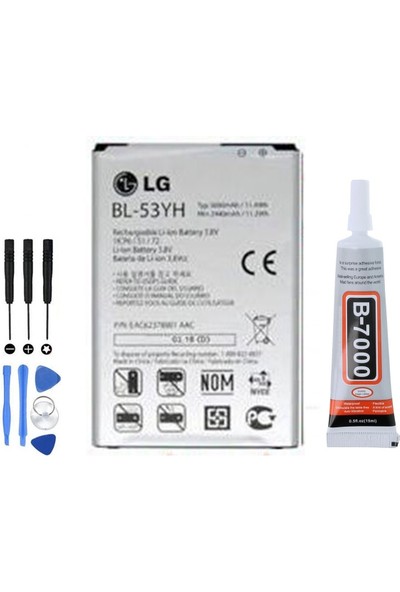 Lg G3 D855 BL-53YH Pil Batarya Yeni Tarihli Set