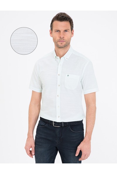 Pierre Cardin Erkek Açık Yeşil Gömlek