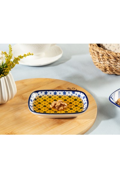 Rêve Bleu Petite Tabak - Mavi - 12X9 cm