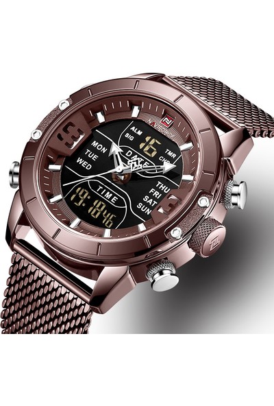 Naviforce Erkek Çift Ekranlı Çelik Işıklı Spor Saat Kronograf (Yurt Dışından) Naviforce Erkek Çift Ekranlı Çelik Işıklı Spor Saat Kronograf (Yurt Dışından)