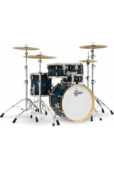 Gretsch Renown 5 Parça Akustik Davul (Gloss Antique Blue Burst) Gretsch Renown 5 Parça Akustik Davul (Gloss Antique Blue Burst)