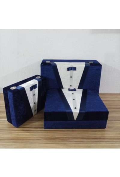 Ceyyiz Söz Nişan Bohça Gelin Düğün Damat Çeyiz Sandık 3lü 0120 Laci