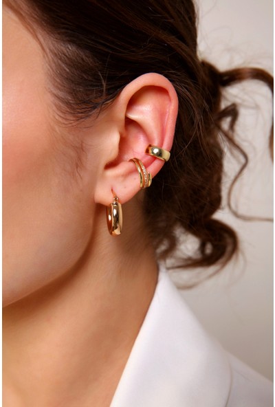 Aurrari Gold Sarmal Earcuff Set Aurrari Gold Sarmal Earcuff Set