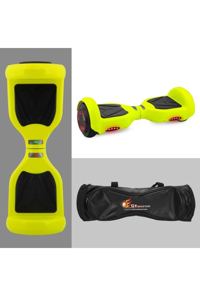 Gomaster Fashmood 6.5 Inch Işıklı Akıllı Dengeli Elektrikli Kaykay Hoverboard Taşıma Çantalı Sarı Gomaster Fashmood 6.5 Inch Işıklı Akıllı Dengeli Elektrikli Kaykay Hoverboard Taşıma Çantalı Sarı