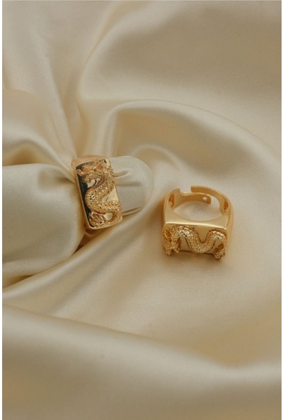 Aurrari Kadın Gold Ejderha Yüzük