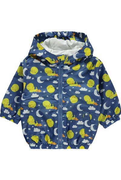 Civil Baby Kız Bebek Kapüşonlu Yağmurluk 6-18 Ay Lacivert Civil Baby Kız Bebek Kapüşonlu Yağmurluk 6-18 Ay Lacivert