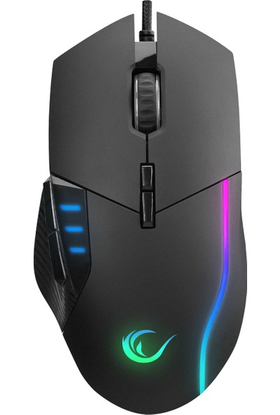 Rampage SMX-R83 X-Force USB Siyah 10000 Dpi Rgb Aydınlatmalı Gaming Oyuncu Mouse Rampage SMX-R83 X-Force USB Siyah 10000 Dpi Rgb Aydınlatmalı Gaming Oyuncu Mouse