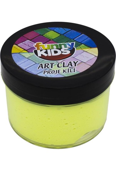 Rich Funny Kids Art Clay Proje Kili 40CC - 576 Neon Sarı Rich Funny Kids Art Clay Proje Kili 40CC - 576 Neon Sarı