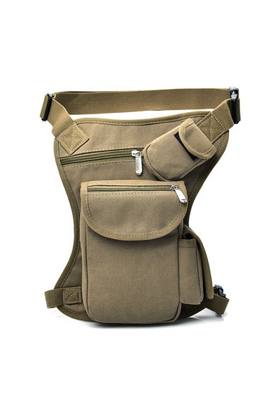 Dlloer Motosiklet Bacak Çantası Açık Bel Çantası (Yurt Dışından)