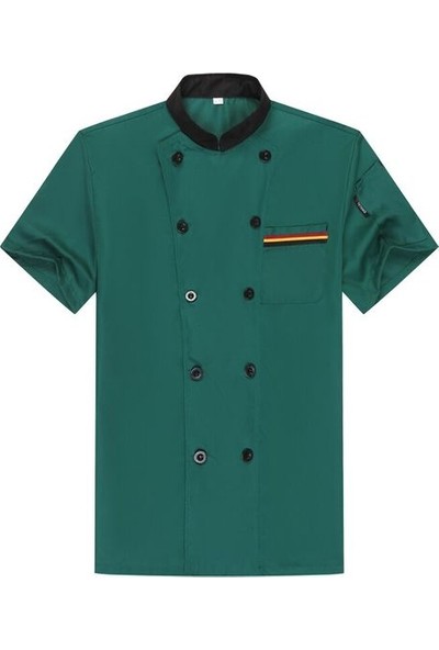 Marten Yazlık Aşçı / Chef Ceketi Kısa Kol Yeşil Marten Yazlık Aşçı / Chef Ceketi Kısa Kol Yeşil