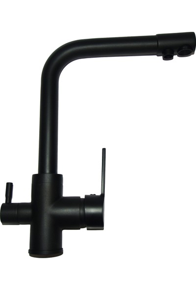 Nanorip Organik Boya Mutfak Bataryası Mars Siyah 3 Fonksiyonlu(Sıcak Soğuk Arıtma) Musluk Nanorip Organik Boya Mutfak Bataryası Mars Siyah 3 Fonksiyonlu(Sıcak Soğuk Arıtma) Musluk