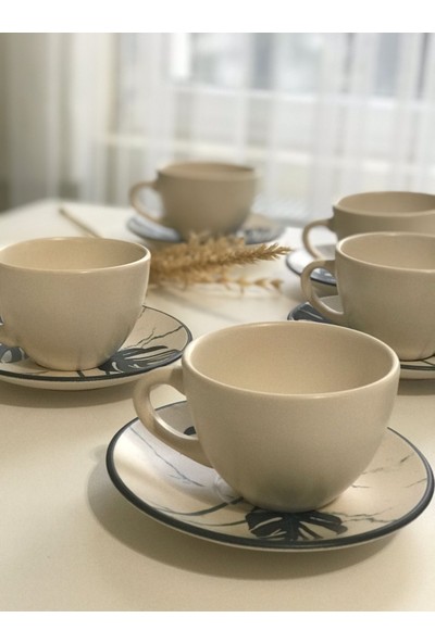 Açelya Ticaret 6 Kişilik Nescafe & Çay Takımı