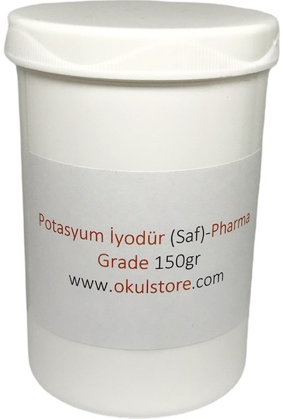SLab Potasyum Iyodür (Saf) Pharma Grade 150GR SLab Potasyum Iyodür (Saf) Pharma Grade 150GR