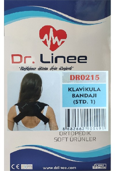 Dr Linee Klavikula Bandajı Ayarlanabilir Standart Beden