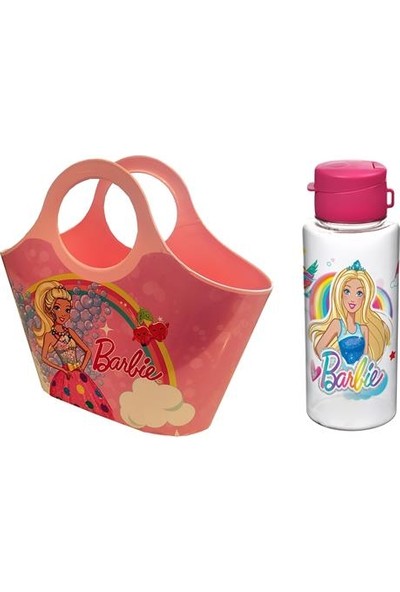 Xnews 6 Set Barbie Çocuk Çantası Matara Seti 714228