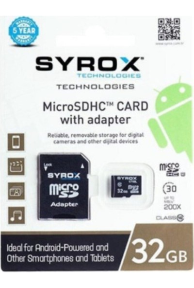 Syrox 32 GB Micro Hafıza Kartı