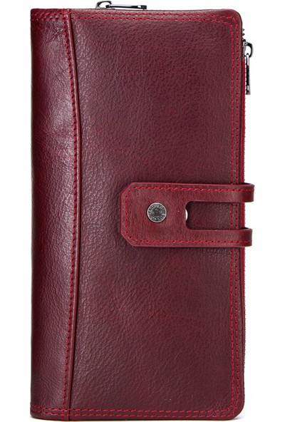 Goodluck Deri Uzun Bayan Günlük Cüzdan (Yurt Dışından)