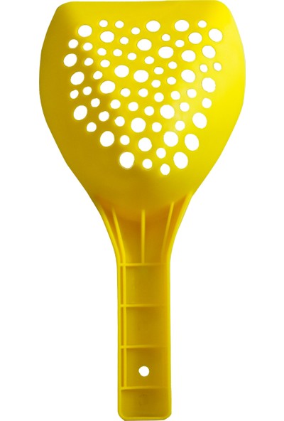 Pet Miyav Kedi Kumu Dışkı Toplama Küreği Sarı Renk Pet Miyav Kedi Kumu Dışkı Toplama Küreği Sarı Renk