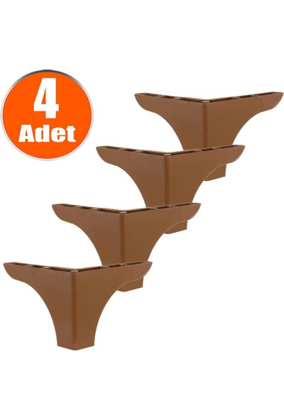 Badem10 Bellona Mobilya Kanepe Sehpa Puf Koltuk Ayağı 10 cm Kahverengi Baza Ayak (4 Adet) Badem10 Bellona Mobilya Kanepe Sehpa Puf Koltuk Ayağı 10 cm Kahverengi Baza Ayak (4 Adet)