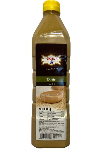 Üçel Tahin 1 kg Pet Ambalaj Üçel Tahin 1 kg Pet Ambalaj