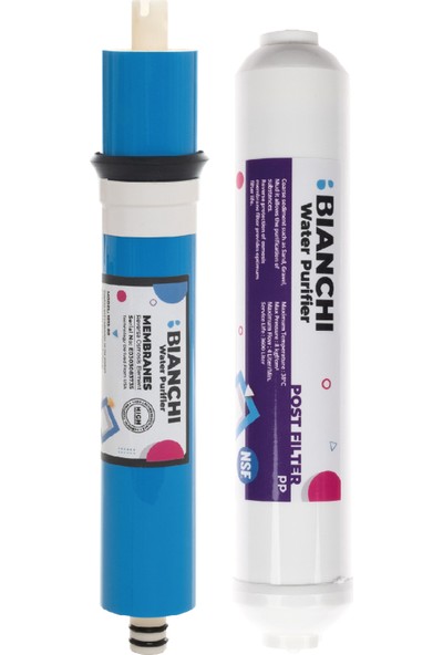 Bianchi Water Prufier Tüm Su Arıtma Cihazlarına Uyumlu Membran Ana Filtre ve Tatlandırıcı Filtre