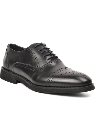 Federico Marcetti Siyah Deri Erkek Günlük Ayakkabı Federico Marcetti Siyah Deri Erkek Günlük Ayakkabı
