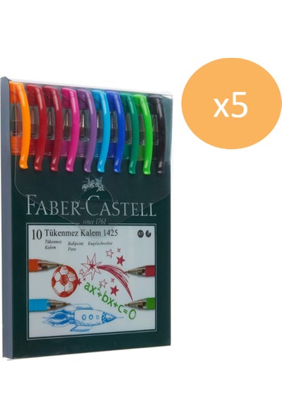 Faber-Castell 1425 Tükenmez Ailesi 50'li
