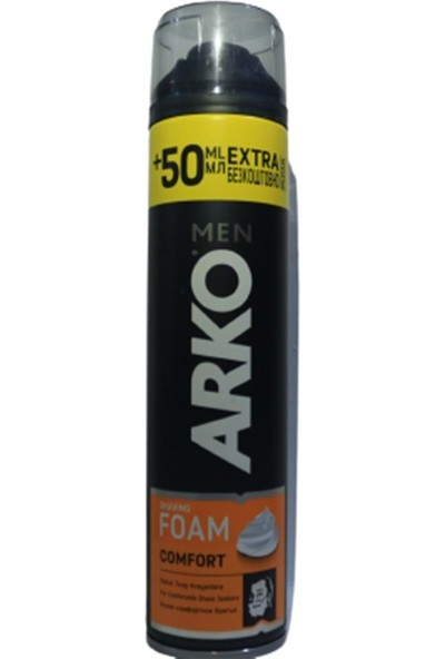Arko Foam Comforf 250 ml +50 ml Traş Köpüğü