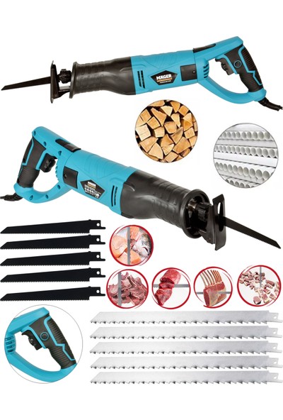 Mager Tilki Kuyruğukemiketkesimmakinası 10 Bıçak 4200WAT Dönerbaşlık