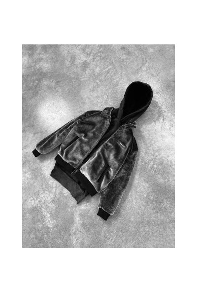 Abluka Online Kürklü Bomber Ceket Gri