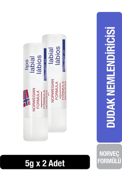 Neutrogena Norveç Formülü 15 Koruma Faktörlü Dudak Nemlendiricisi 4 Gr X2