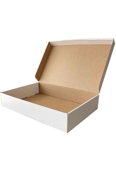 Kolici 32 x 22 x 6 cm Kilitli Kutu - Beyaz(10 Adet) Kolici 32 x 22 x 6 cm Kilitli Kutu - Beyaz(10 Adet)