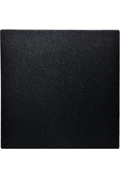Temel Kauçuk Zemin Kaplama 40X40X2CM 6 Adet Tse Belgeli Siyah