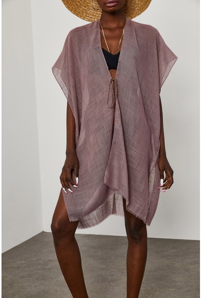 Xhan Mor Yanı Yırtmaçlı Pareo 2YXK9-46203-06 Xhan Mor Yanı Yırtmaçlı Pareo 2YXK9-46203-06