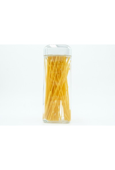 Bernardo Kapaklı 27 cm Gümüş Cam Kavanoz - SLH051