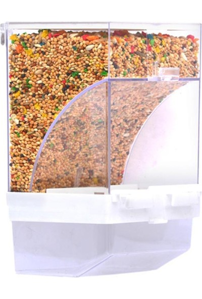 Lets Get Pet Beyaz Akıllı Yemlik Muhabbet Kuşu,papağan,kanarya