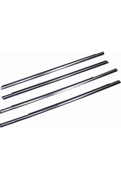 Arabamsekil Skoda Octavia A4 - Cam Çıtası - 4 Parça Krom - 2000 - 2004