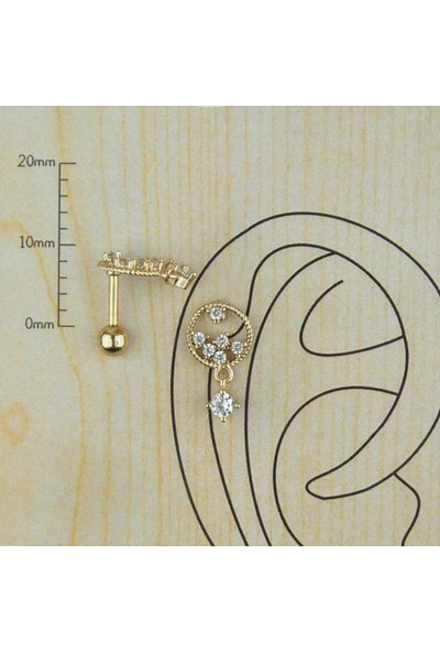 Family Store Cerrahi Çelik Daire Içi Zirkon Tek Taş Kıkırdak Piercing Family Store Cerrahi Çelik Daire Içi Zirkon Tek Taş Kıkırdak Piercing