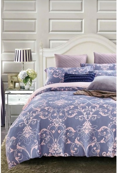 Çarşafı Lastikli Çift Taraflı Çift Kisilik Nevresim Takımı