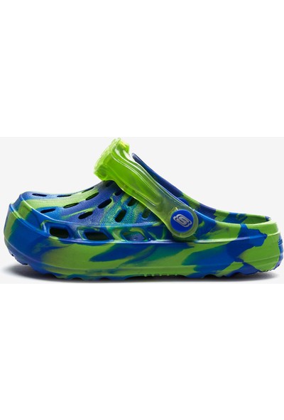 Skechers Küçük Erkek Çocuk Mavi Terlik