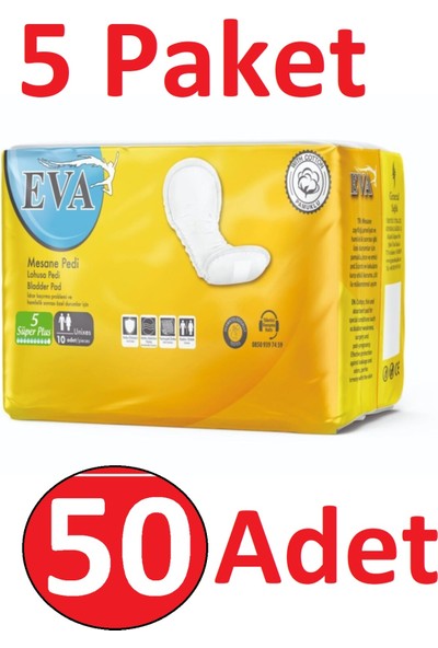 Eva Large Yoğun Ekstra Büyük Mesane Pedi 50 Adet Eva Large Yoğun Ekstra Büyük Mesane Pedi 50 Adet