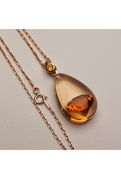 Nusnus AMBENUS798 (Turuncu Zirkon Kolye) Nusnus AMBENUS798 (Turuncu Zirkon Kolye)