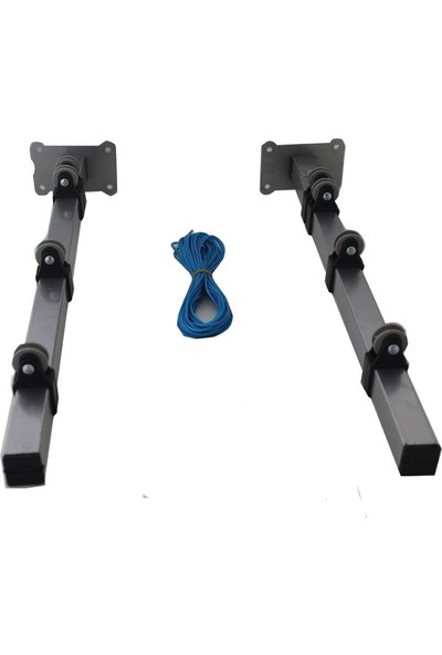 ALM Alüminyum Market Çamaşır Kurutmalık Askılığı Duvar Bağlantılı