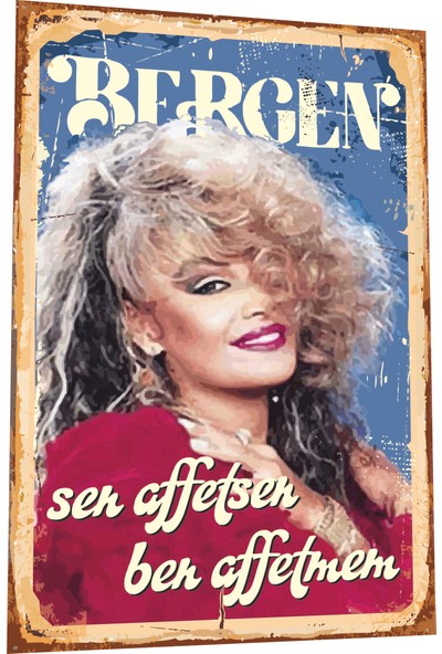 Hayat Poster Bergen Acıların Kadını-5 Sen Affetsen Ben Affetmem Arabeskin Kraliçeleri Retro Vintage Ahşap Poster Hayat Poster Bergen Acıların Kadını-5 Sen Affetsen Ben Affetmem Arabeskin Kraliçeleri Retro Vintage Ahşap Poster