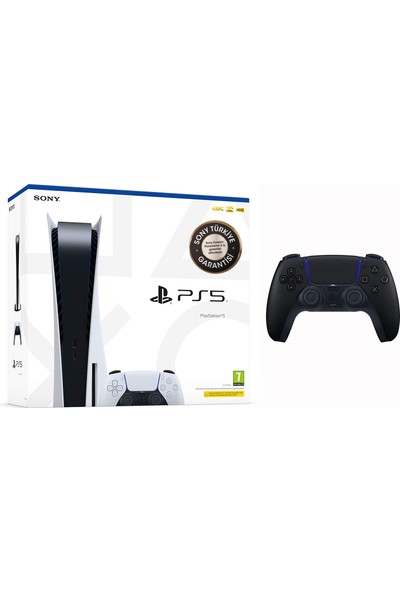 Sony Playstation 5 + Dualsense Midnight Black (Sony Eurasia Garantili )