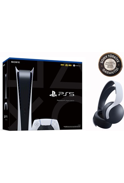 Sony Playstation 5 Digital Sürüm + Pulse 3D ( Sony Eurasia Garantili ) Sony Playstation 5 Digital Sürüm + Pulse 3D ( Sony Eurasia Garantili )