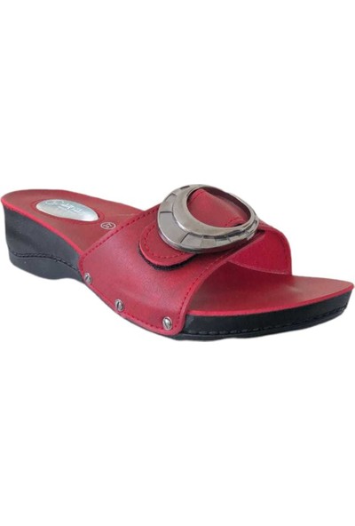 Aryan 68-788 Kırmızı Kadın Jelli Günlük Terlik