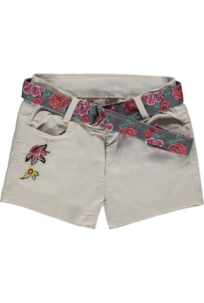 Overdo Kız Çocuk Kemerli Şort